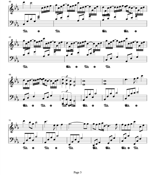 Sheet piano Spring Time Yiruma (2005)