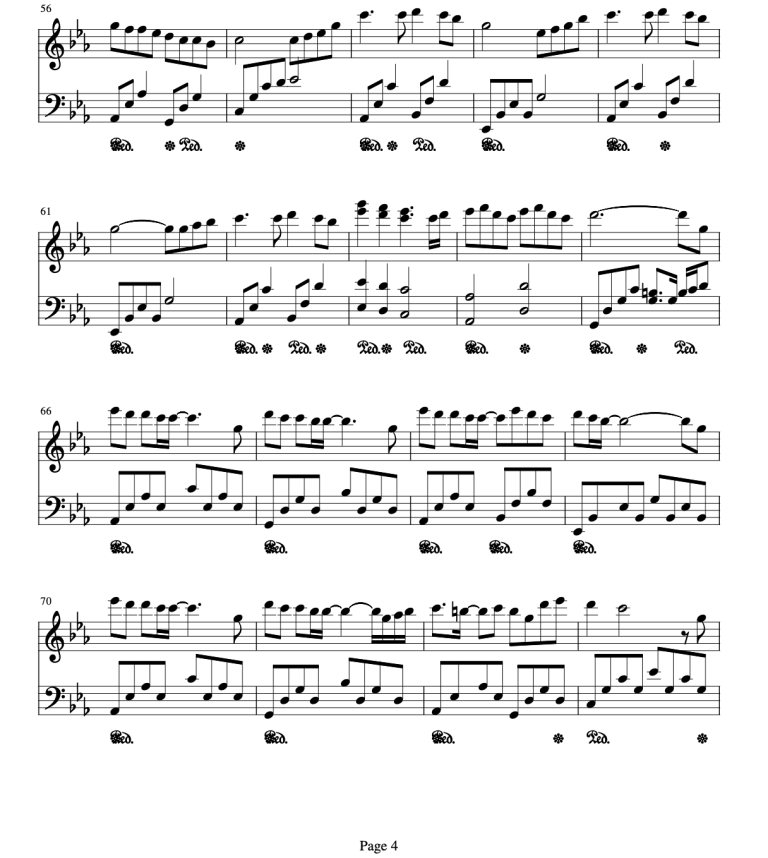 Sheet piano Spring Time Yiruma (2005)