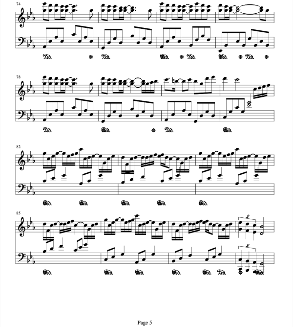 Sheet piano Spring Time Yiruma (2005)